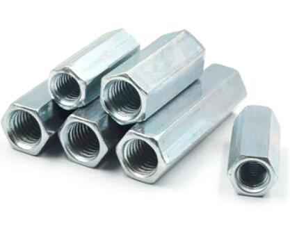 Tuerca de acoplamiento hexagonal din6334 chapada en zinc - Haiyanbolt.com